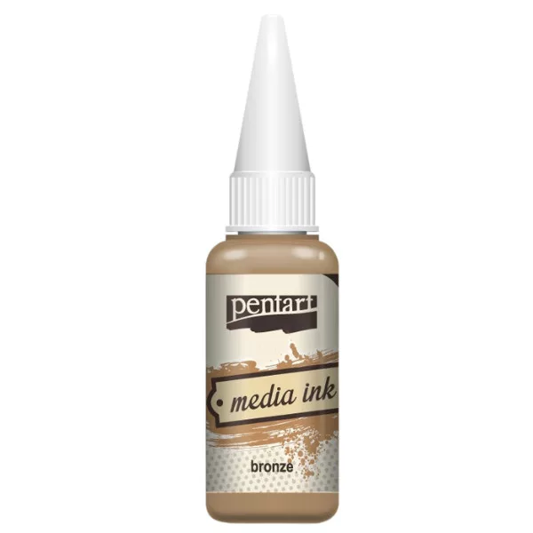 Média tinta metál 20 ml bronz - arthobby.hu művész és hobby